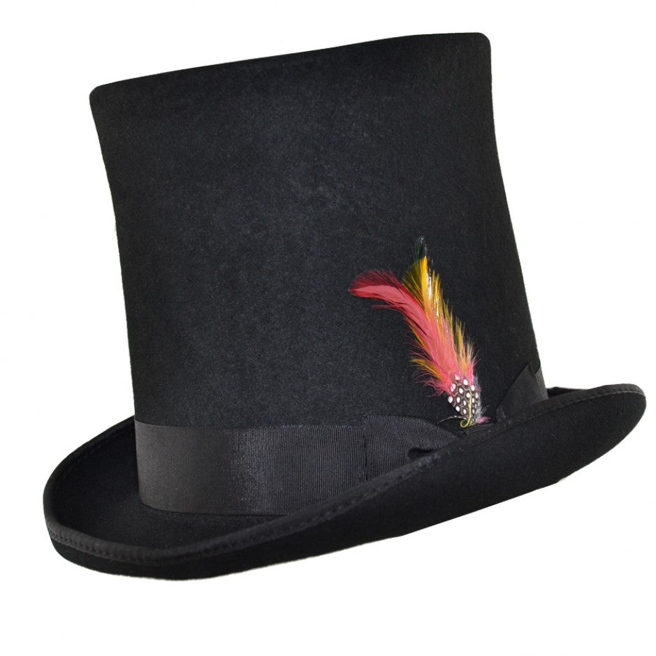 Abraham Lincoln Wool Felt Stove Pipe Hat - Black – Planet Head wear