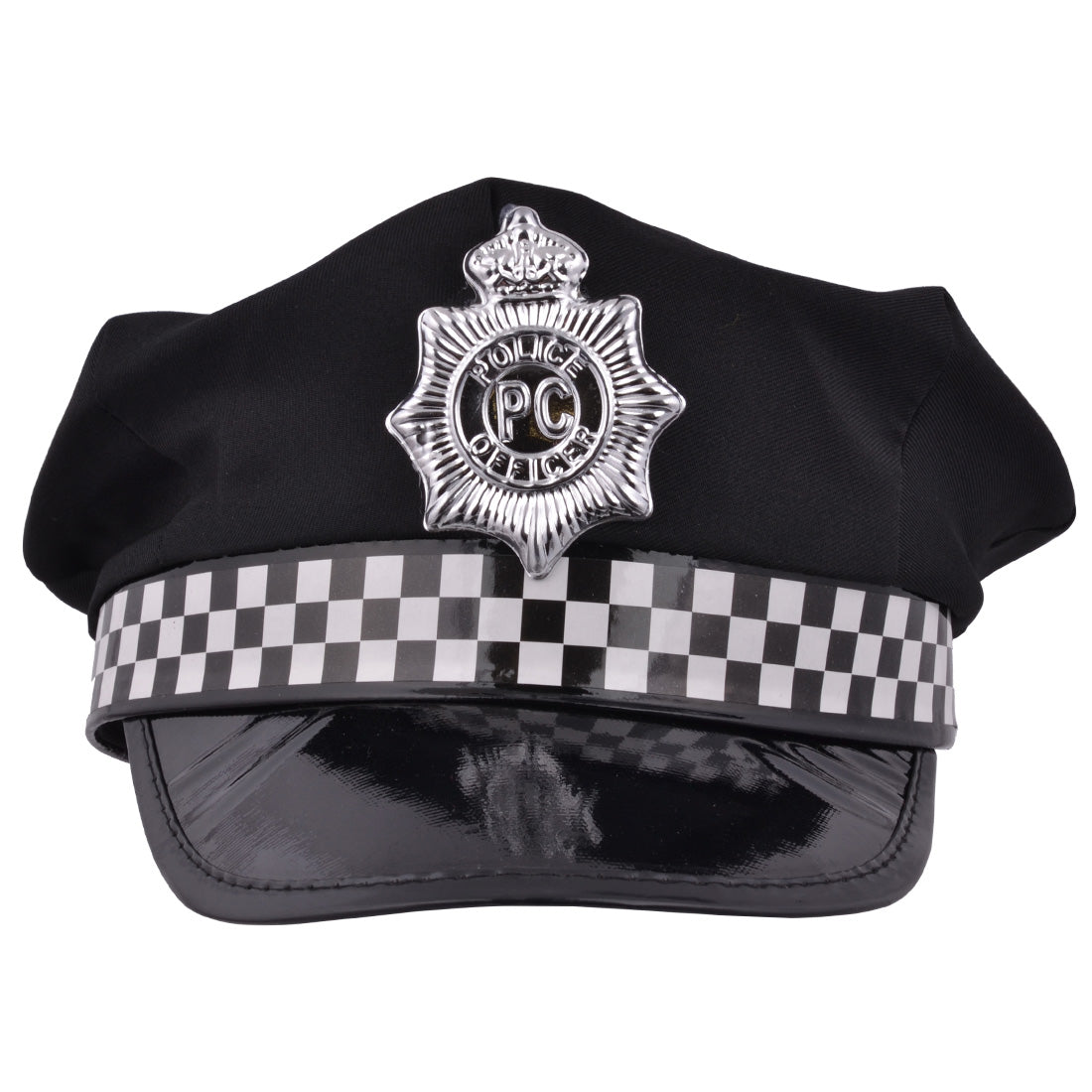 Police Constable Officer Fancy Dress Cap - Black – Planet Head wear